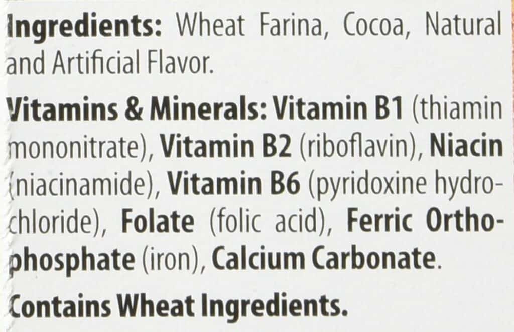 Is Coco Wheats Cereal Healthy? Ingredients & Nutrition Facts - Cereal ...