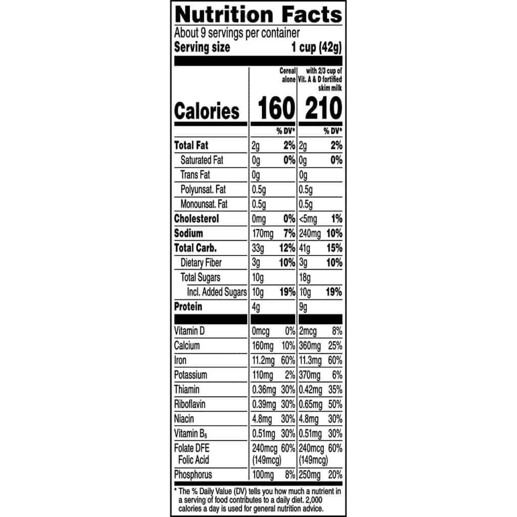 Is Cinnamon Life Cereal Healthy? Ingredients & Nutrition Facts - Cereal ...