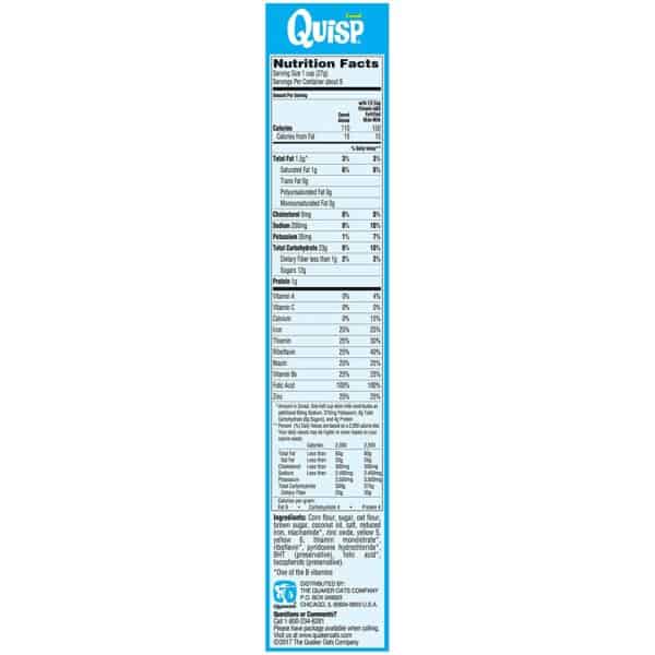 Is Quisp Cereal Healthy? Ingredients & Nutrition Facts 2025